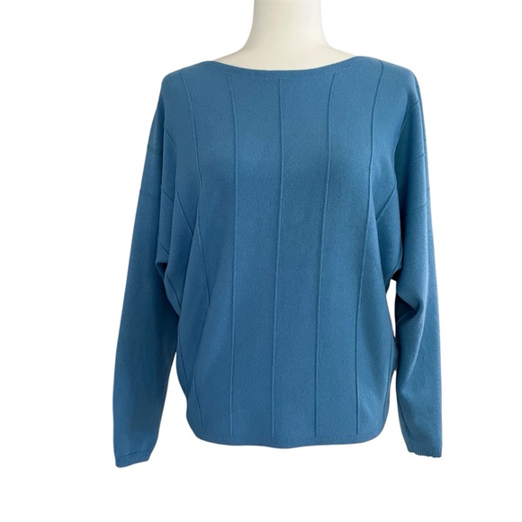 Milano | Sweaters | Milano Sky Blue Knit Top | Poshmark